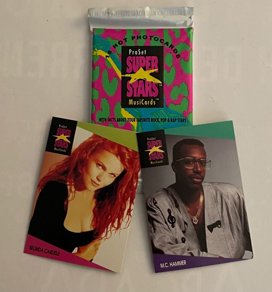 Super Stars MusicCards-Packet Of 10 Rock/Pop/Rap Trading Cards ...