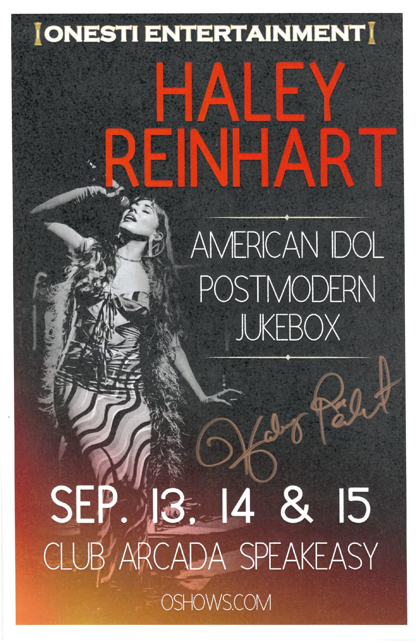 Haley Reinhart Poster-9/13/24-9/15/24-CA / ARC - RockStock Store