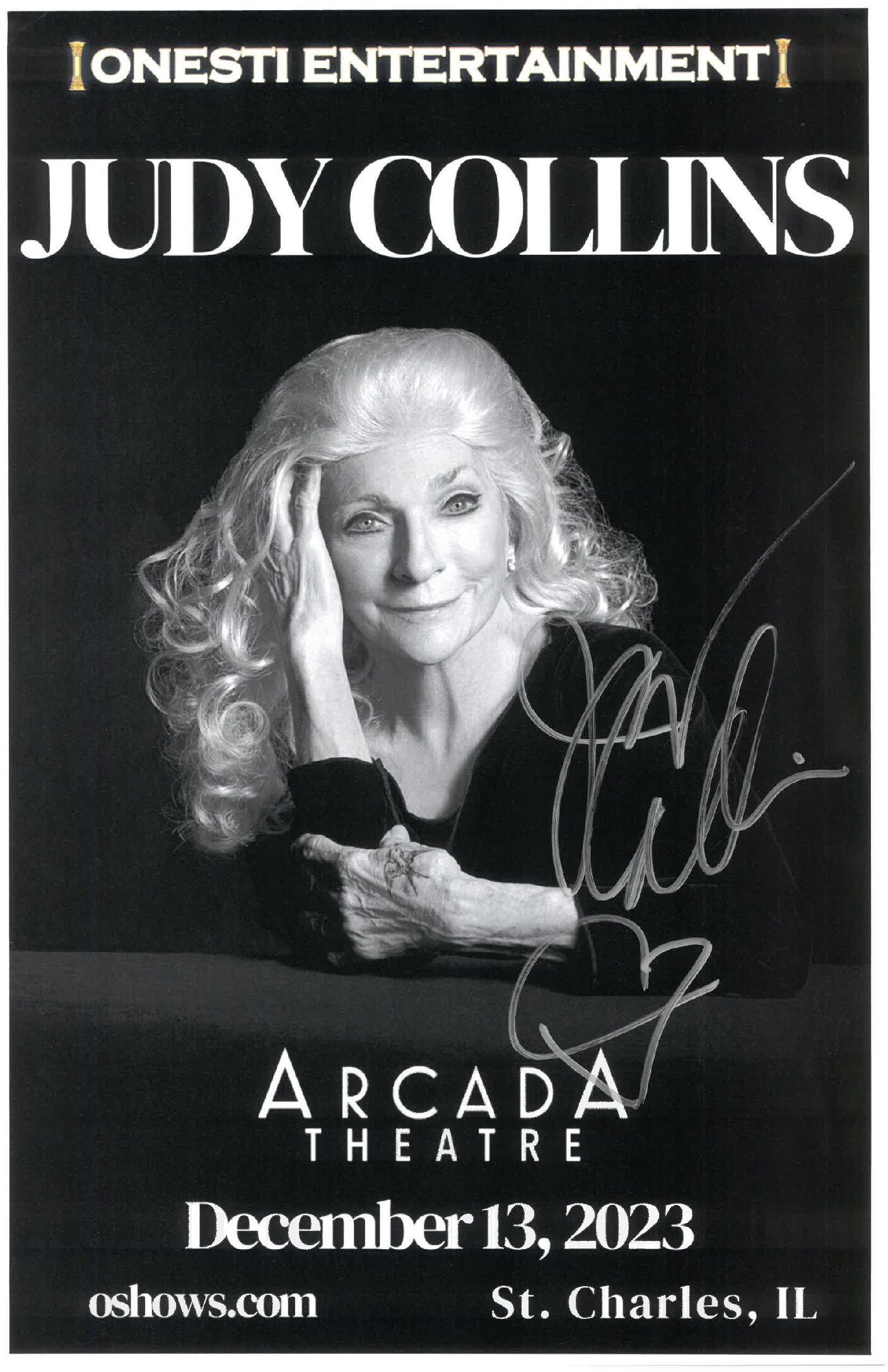 Judy Collins Poster 12/13/23-ARC - RockStock Store