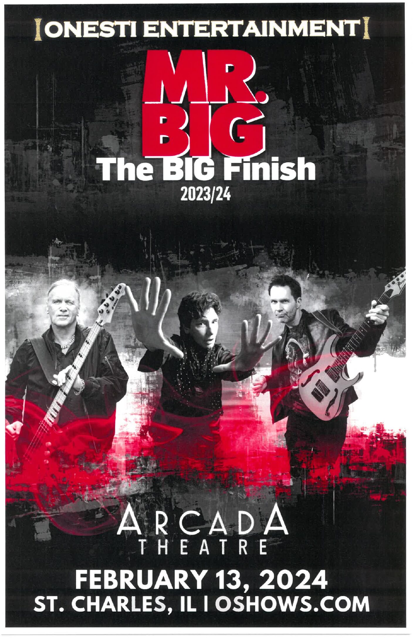 Mr. Big Poster 2/13/24 ARC (Unsigned Only) - RockStock Store