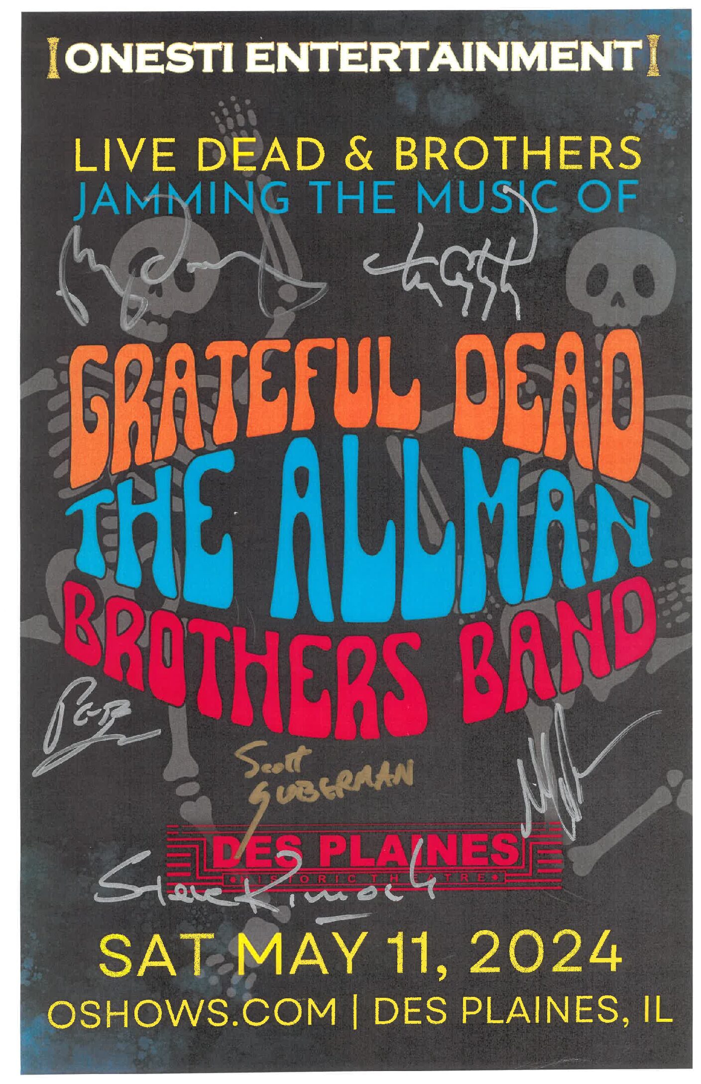 Live Dead & Brothers Poster-05/11/24-DPT - RockStock Store