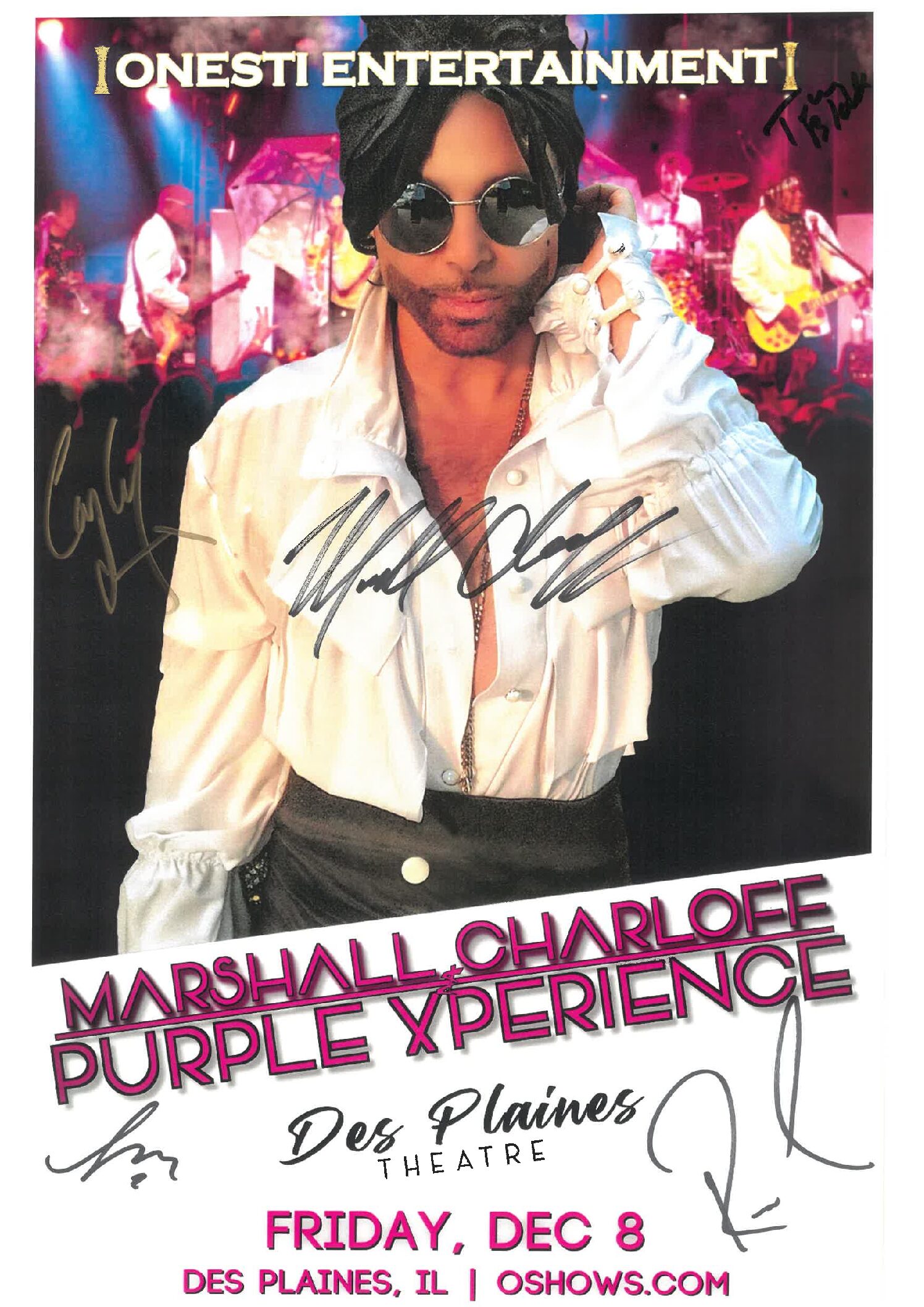 Marshall Charloff Purple Xperience Poster-12/08/23-DPT - RockStock Store