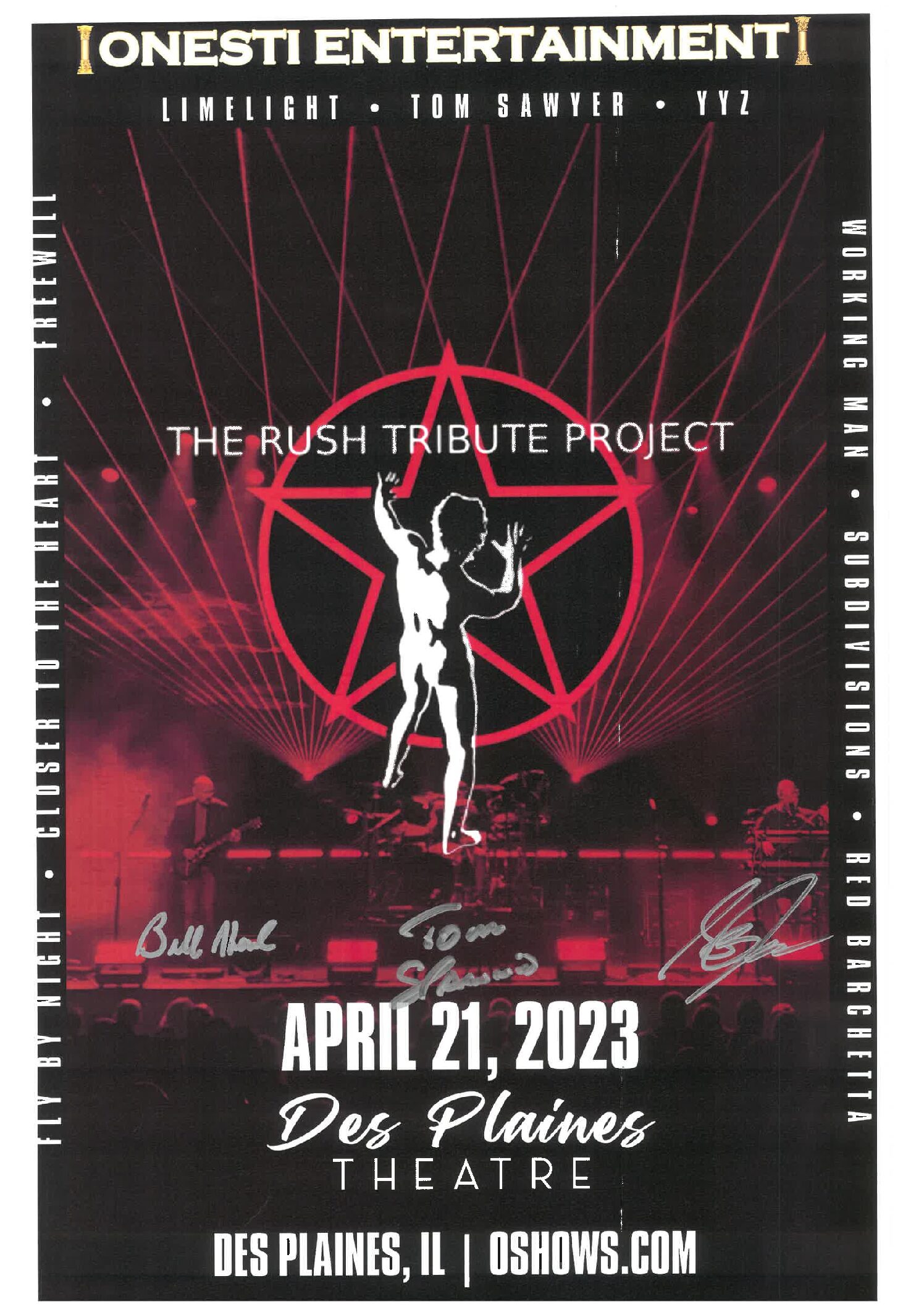 The Rush Tribute Project Poster-04/21/23-DPT - RockStock Store