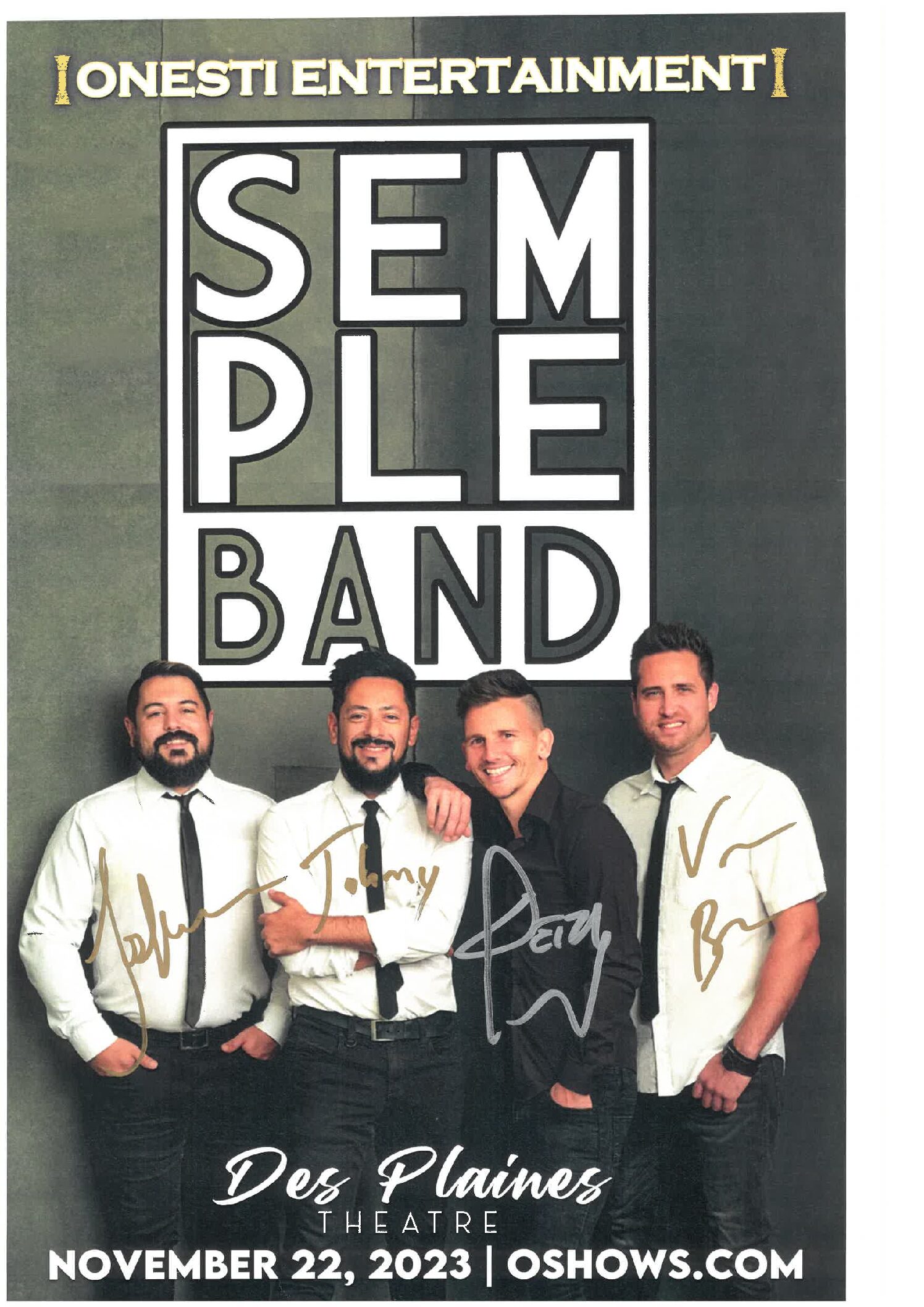 Semple Band Poster-11/22/23-DPT - RockStock Store