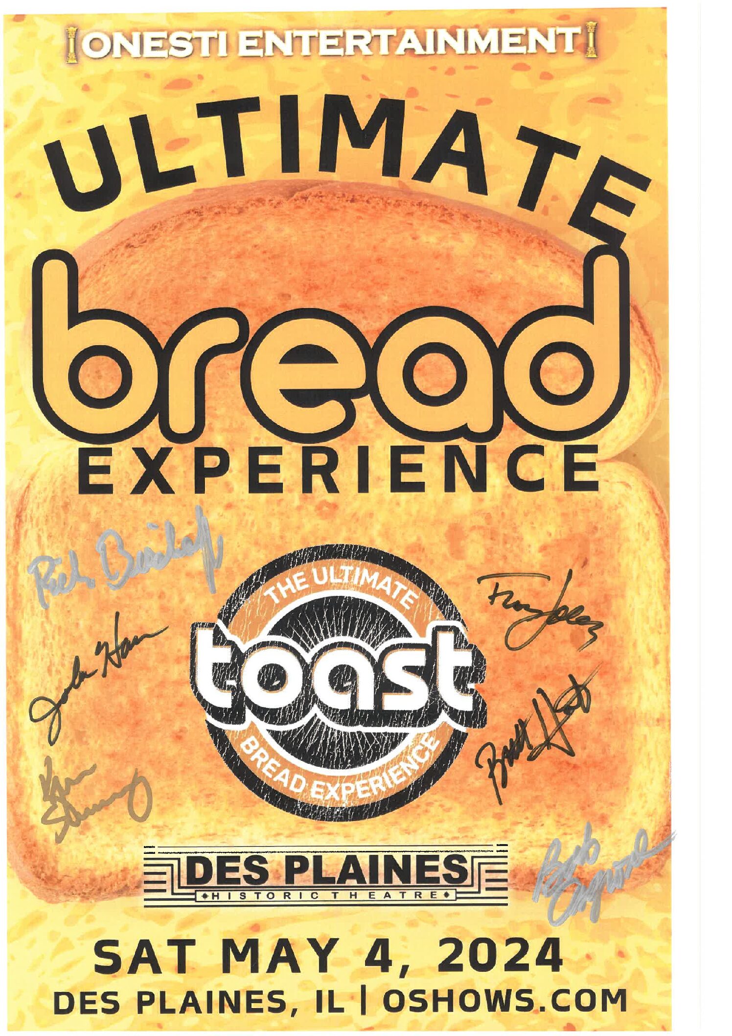 Toast Ultimate Bread Experience Poster-05/04/24-DPT - RockStock Store