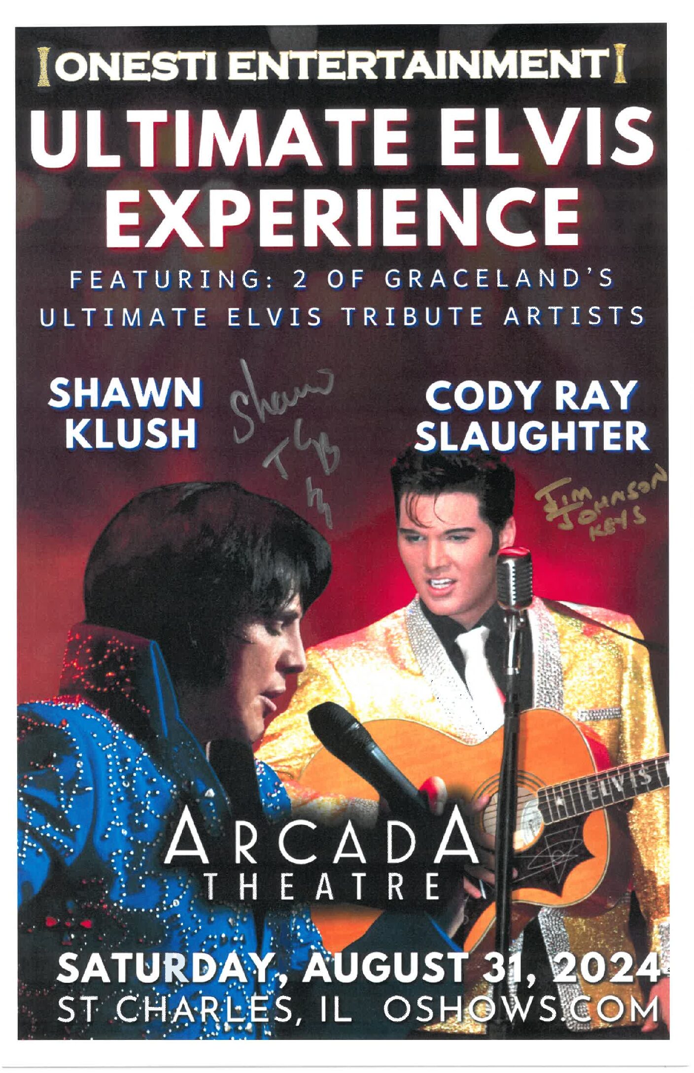 Shawn Klush & Cody Ray Slaughter (Ultimate Elvis Experience) Poster 08 ...
