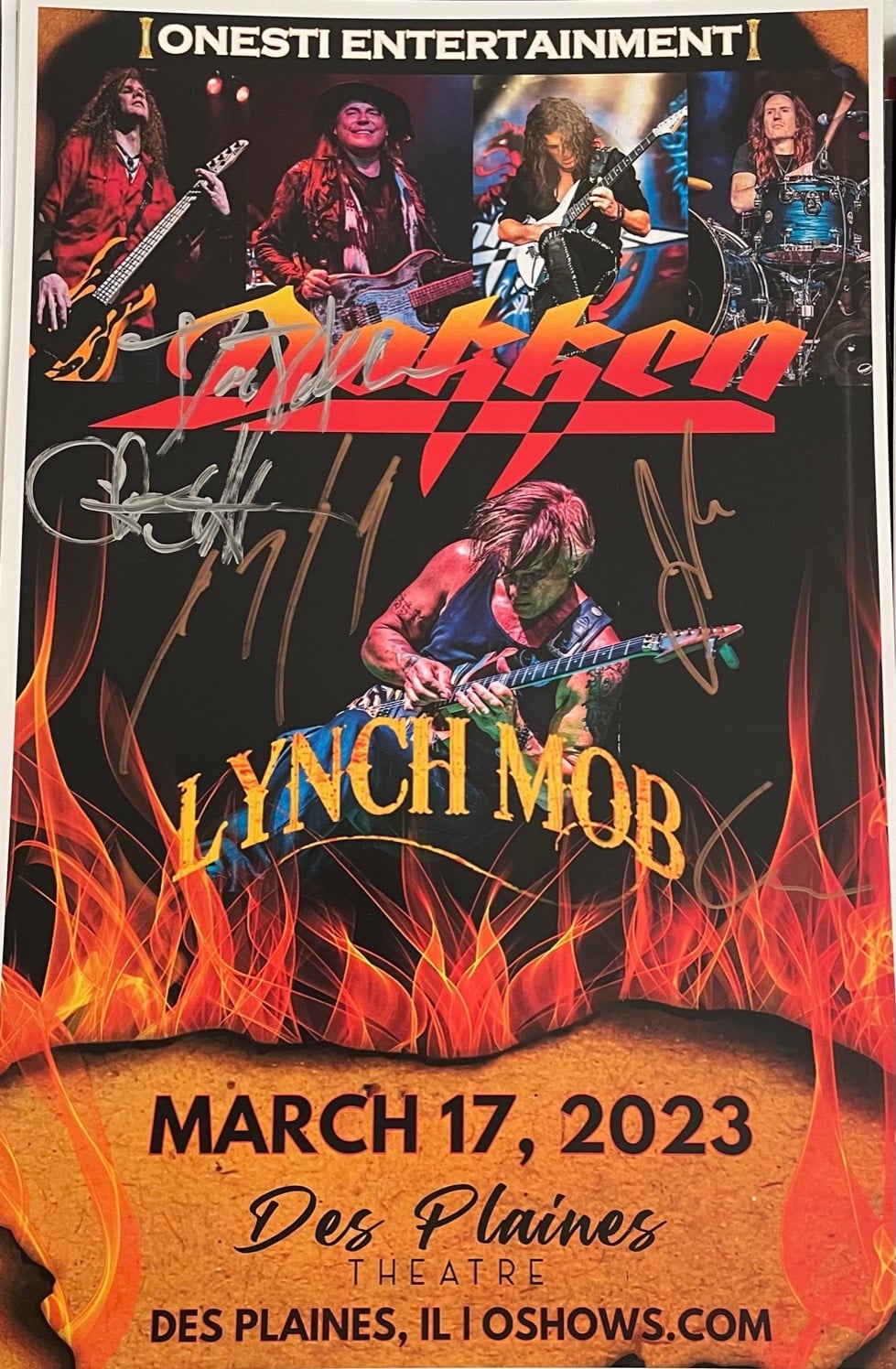 Dokken/Lynch Mob Poster 3/17/2023 - RockStock Store