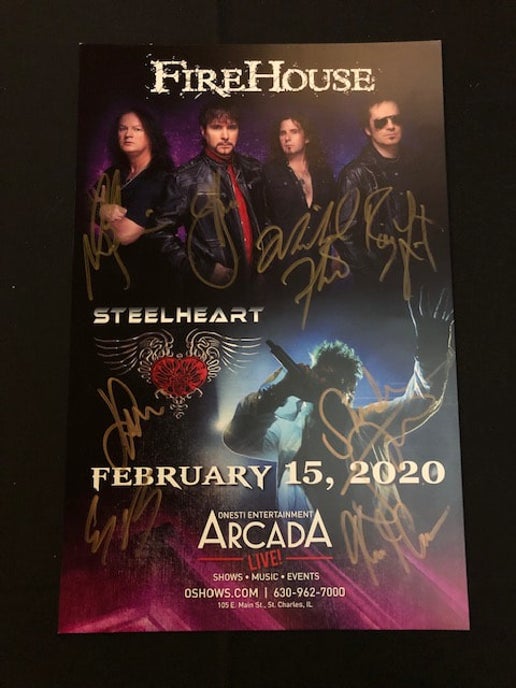 Firehouse/Steelheart Poster-2/15/20 (Unsigned Only) - RockStock Store